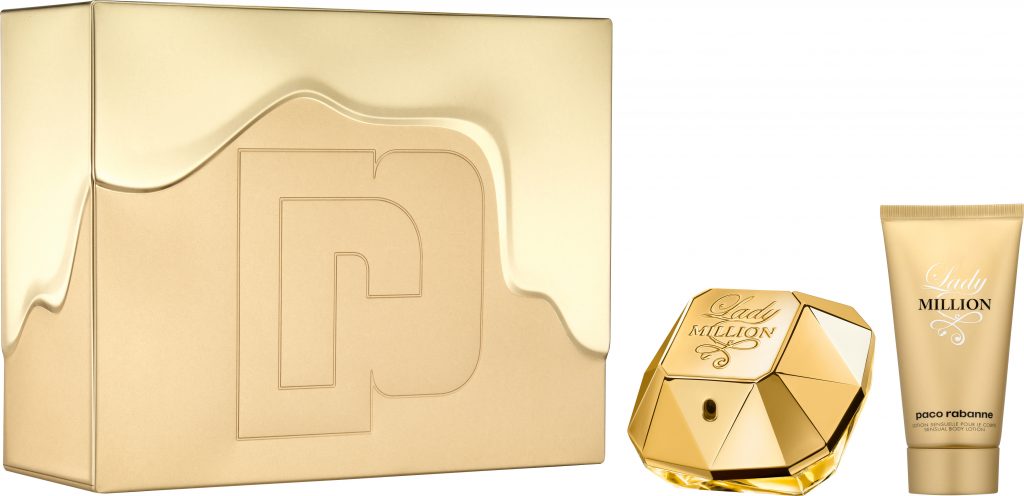 Paco Rabanne Lady Million Gift Set For Women Spray 50ml+Lotion 75ml EDP ...