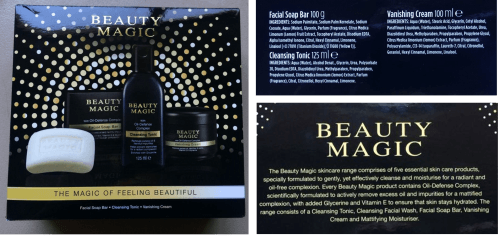 Beauty Magic Skin Care Kit Facial soap + Cleansing Tonic + Vanishing ...