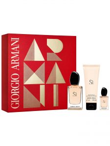 Giorgio Armani Si Gift set 50ml EDP+7ml EDP+Body lotion - faureal